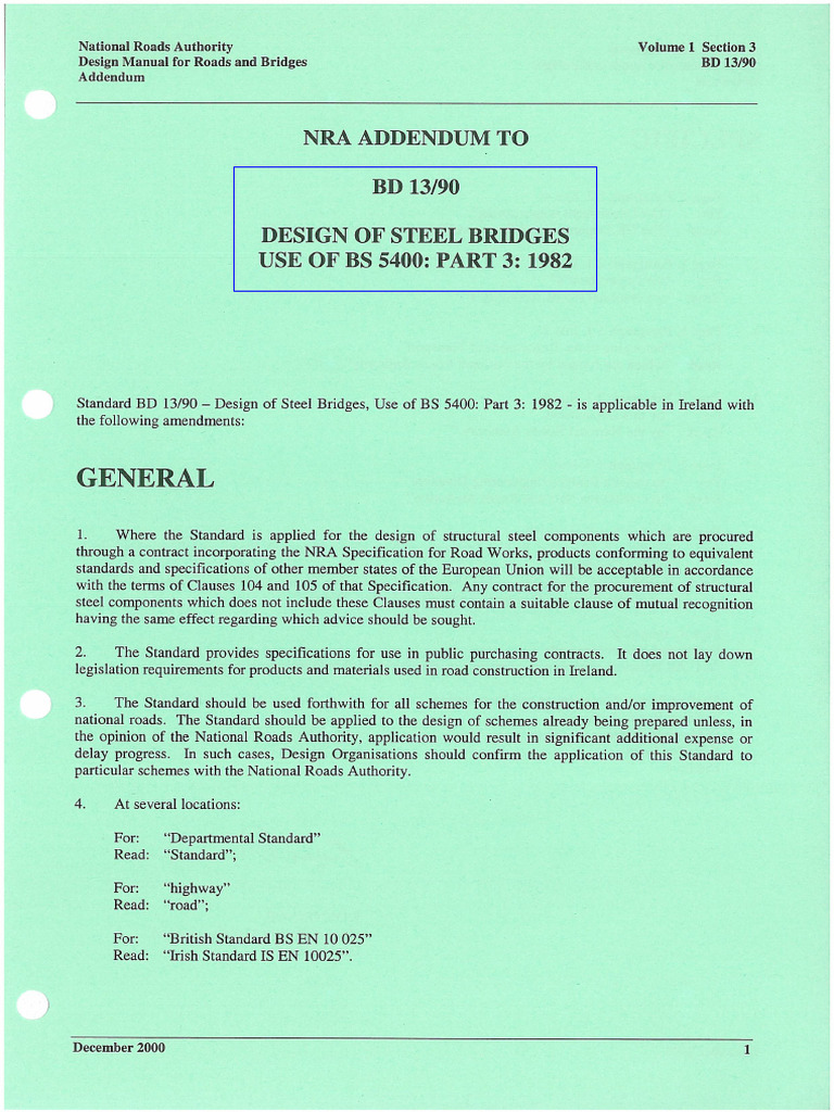 BS 5400-3 | Download Free PDF | Solid Mechanics | Physical Sciences