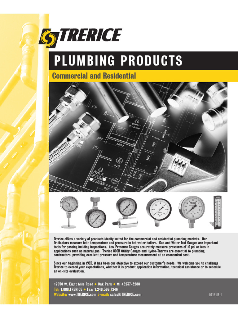Plumbing Flyer | PDF | Pipe (Fluid Conveyance) | Pressure Measurement