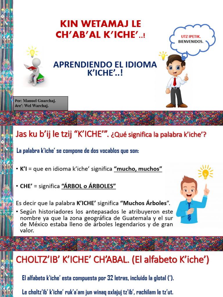 Clase 1 K'iche' | PDF