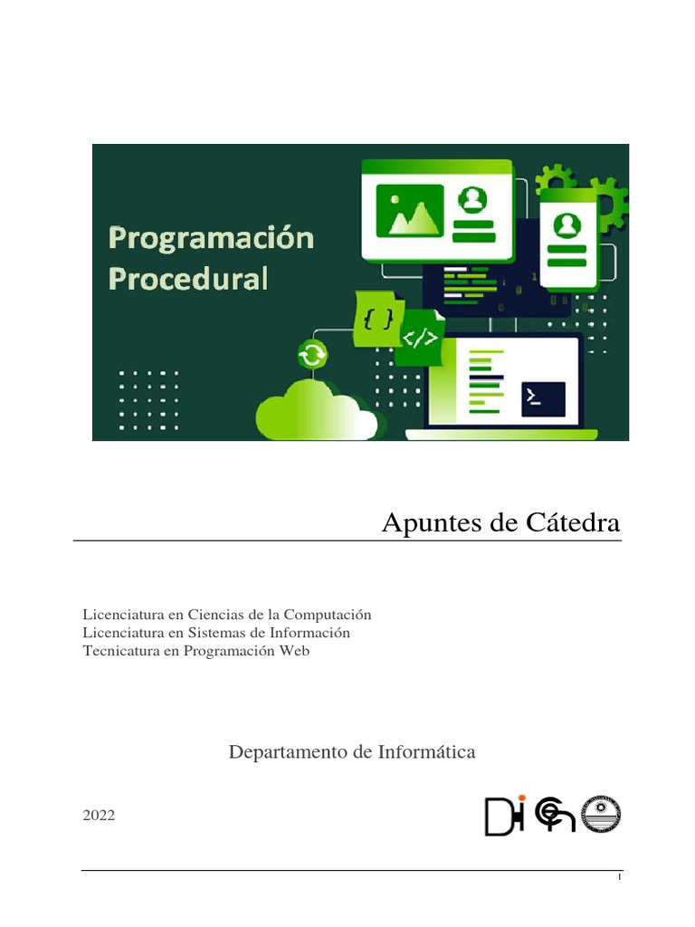 Libro Programacion Procedural 2022 | PDF | Lenguaje de programación | Puntero (Programación de ...
