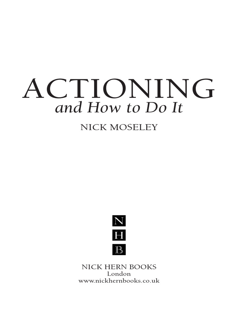 Actioning Extract Pdf Thought Narrative