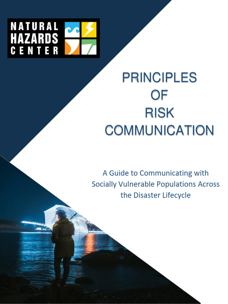 Risk Communication Guide - FINAL - 508 - Ed Feb 2021 | PDF | Emergency ...