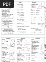 Maths All Formulas | PDF | Area | Factorization