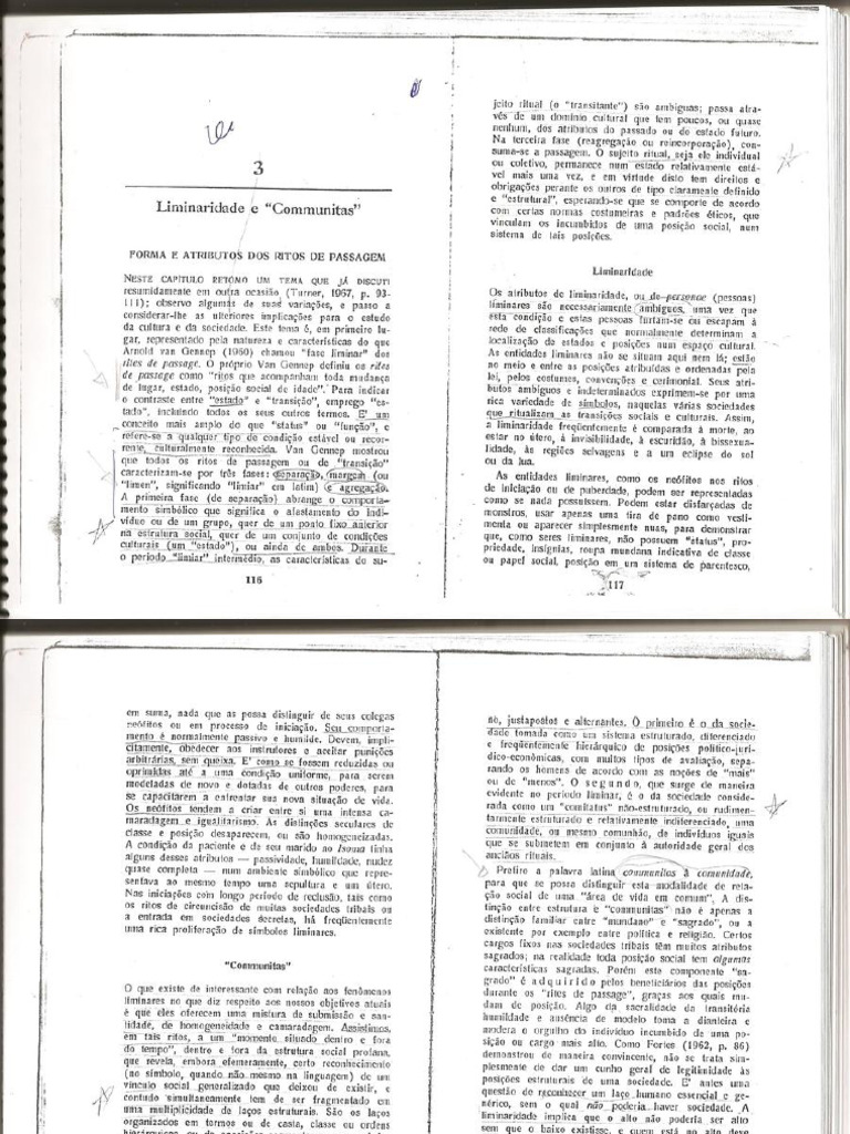 Turner - Liminaridade e Communitas | PDF