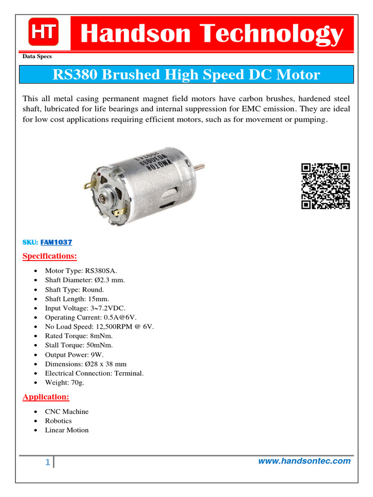 380 Motor | PDF | Electric Motor | Torque