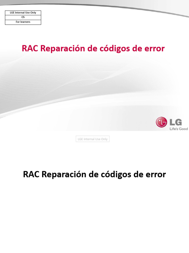 Reparación de Códigos de Error RAC | PDF | Resistencia Eléctrica y ...