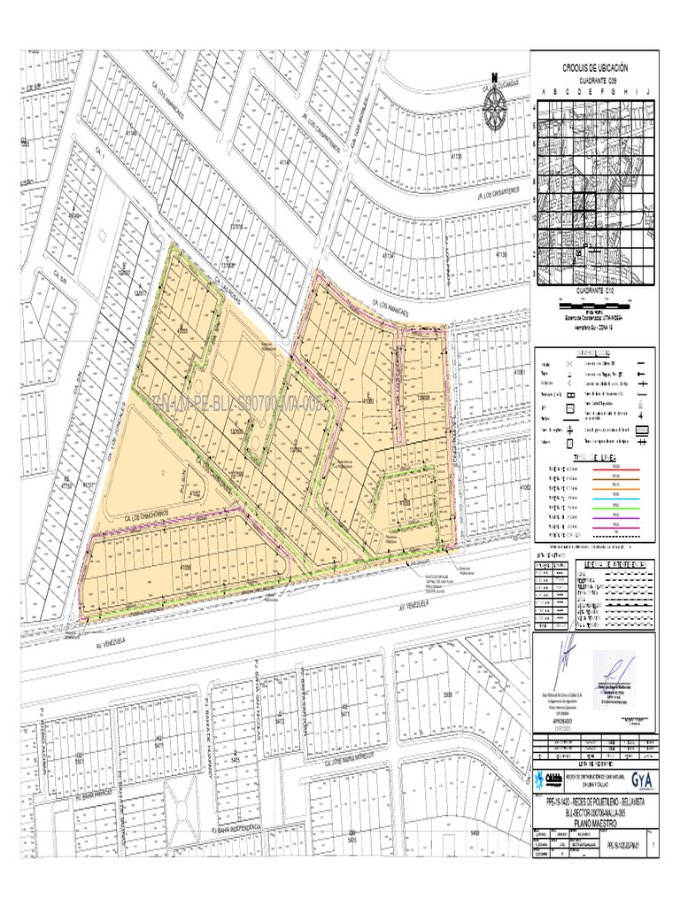 (Formato) BLL-SECTOR-000700-MALLA-005 - REV 1 - APR | PDF