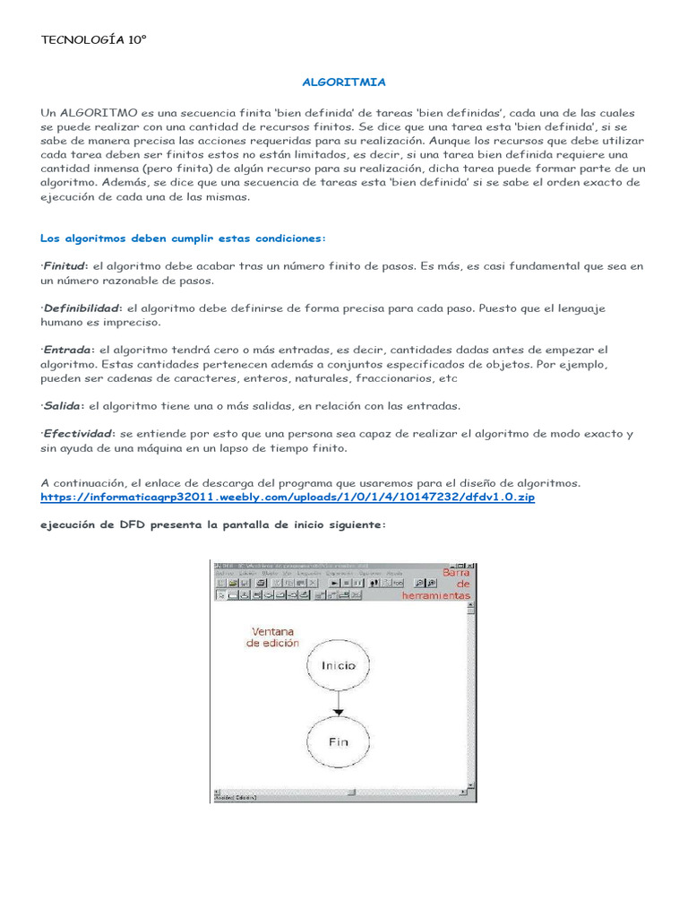 Algoritmia 10° | PDF | Algoritmos | Ingeniería de Sistemas