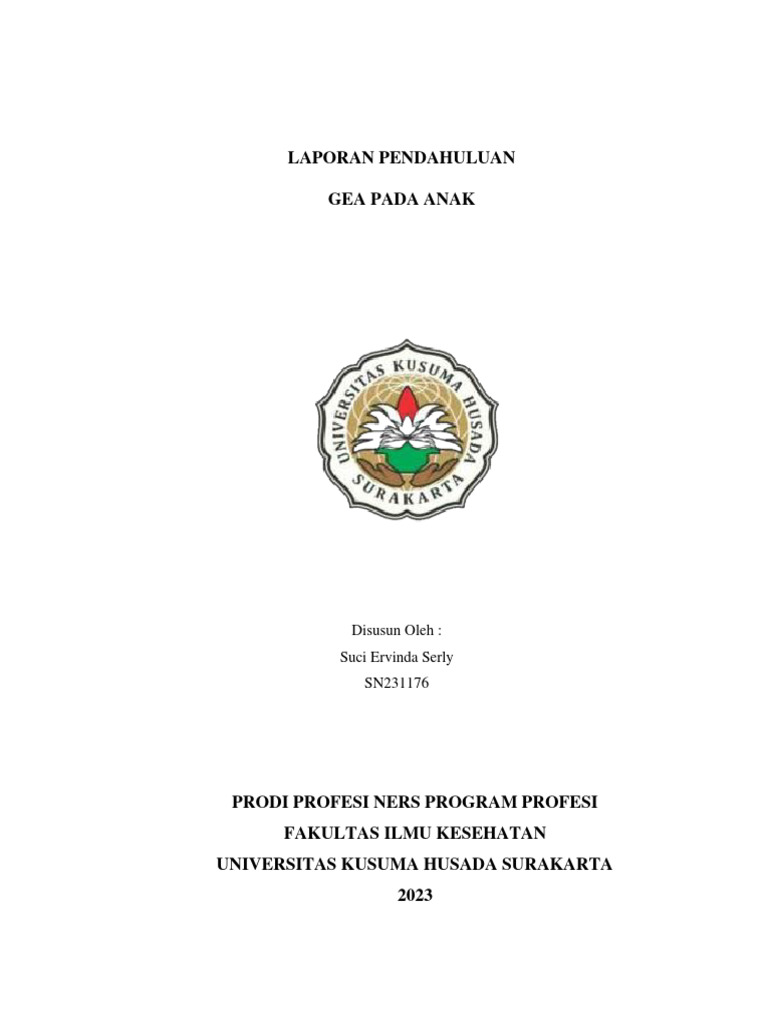 GEA pada Anak: Definisi dan Penanganan | PDF | Sains & Matematika