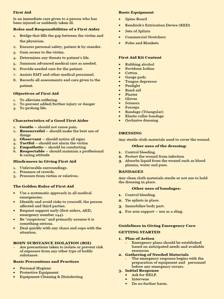 First Aid | Download Free PDF | Breathing | Pulse