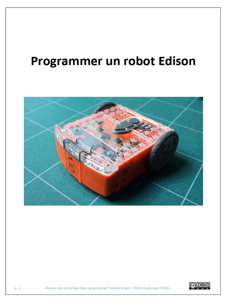 Programmer le robot Edison V2 | PDF | Programme informatique ...