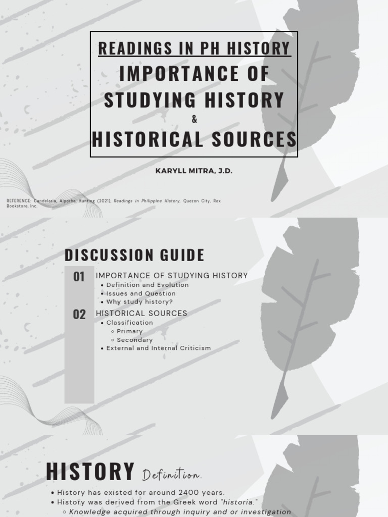 RPH M1 - ImportanceSources | PDF | Primary Sources | Thucydides