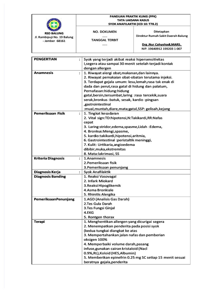 PDF 13 PPK Igd Syok Anafilaktik - Compress | PDF