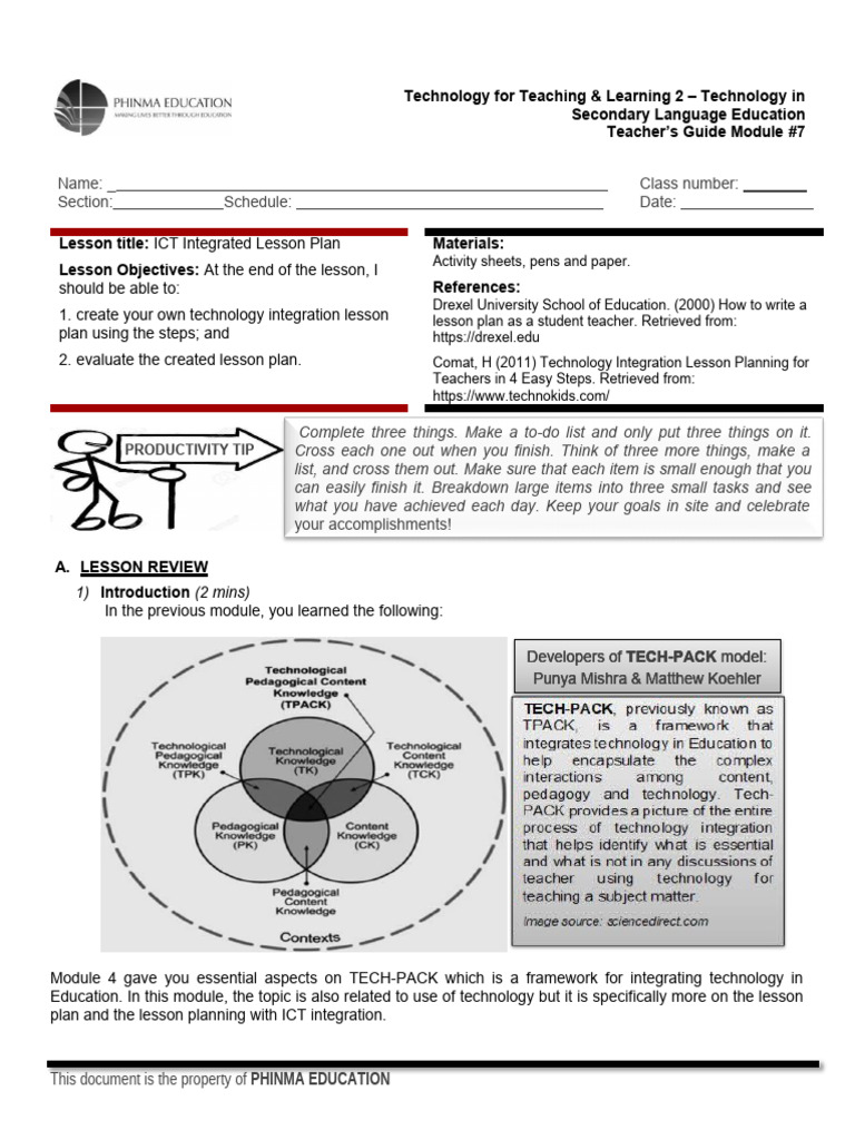 Edu542 Sas Lesson 7 Pdf Lesson Plan Teachers