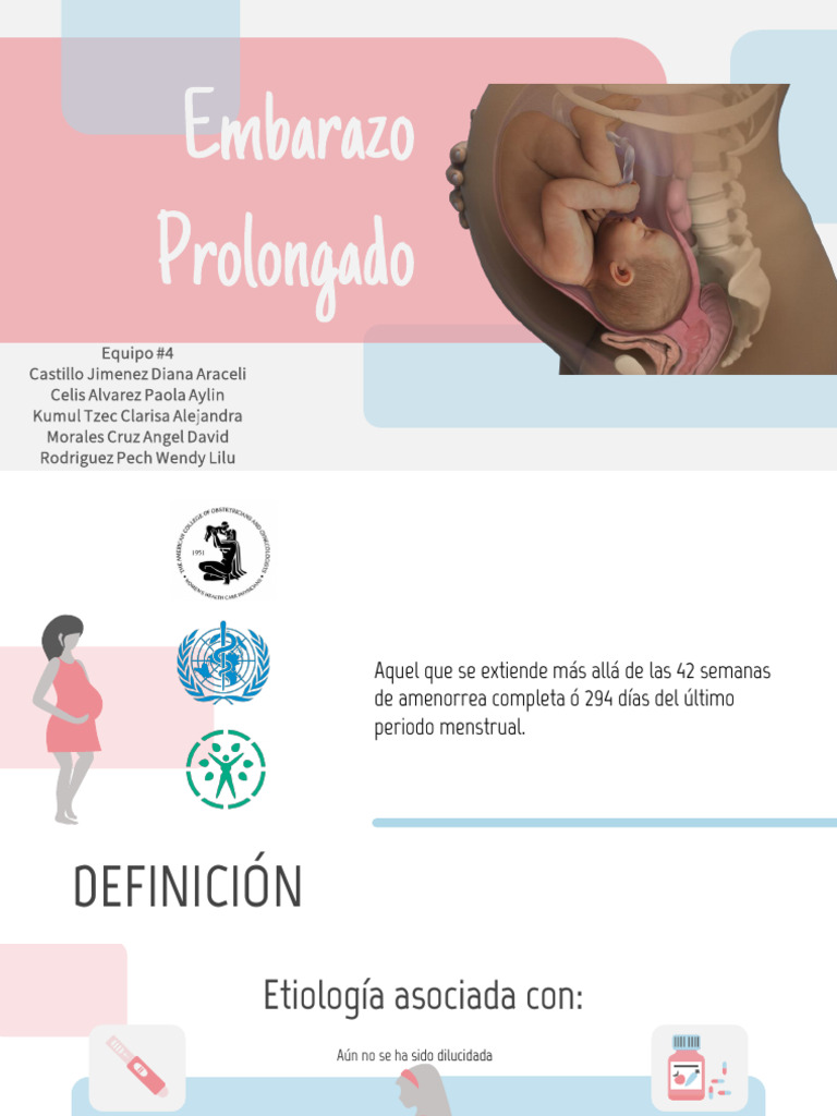 Embarazo Prolongado | PDF | El embarazo | Parto