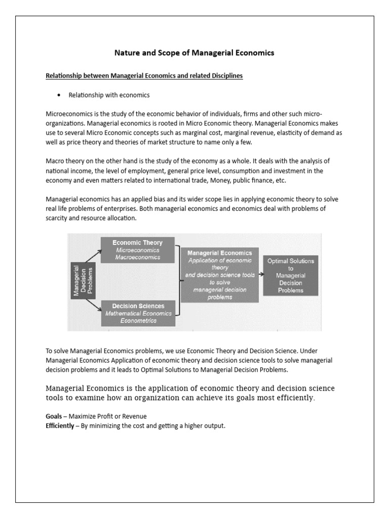 Managerial 01 | PDF | Economics | Microeconomics