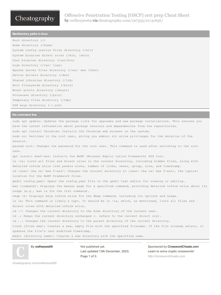 Linux Cheatsheet 5 | PDF | Computer File | Sudo