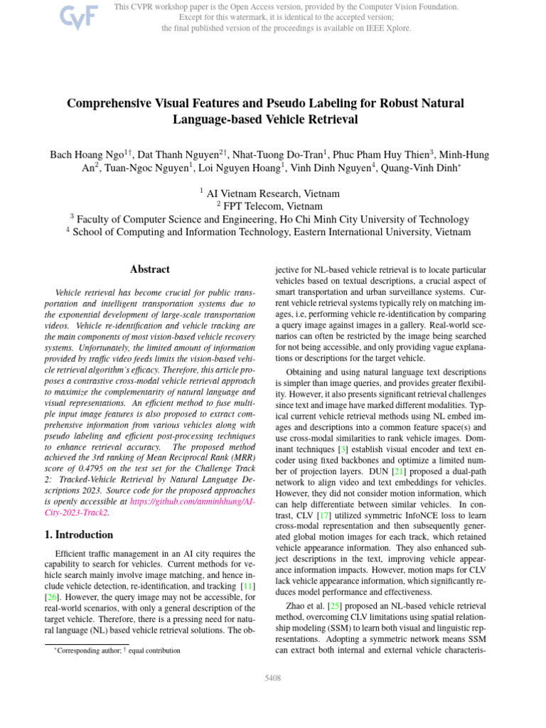 Ngo Comprehensive Visual Features and Pseudo Labeling For Robust ... Ngo Comprehensive Visual Features and Pseudo Labeling For Robust ...