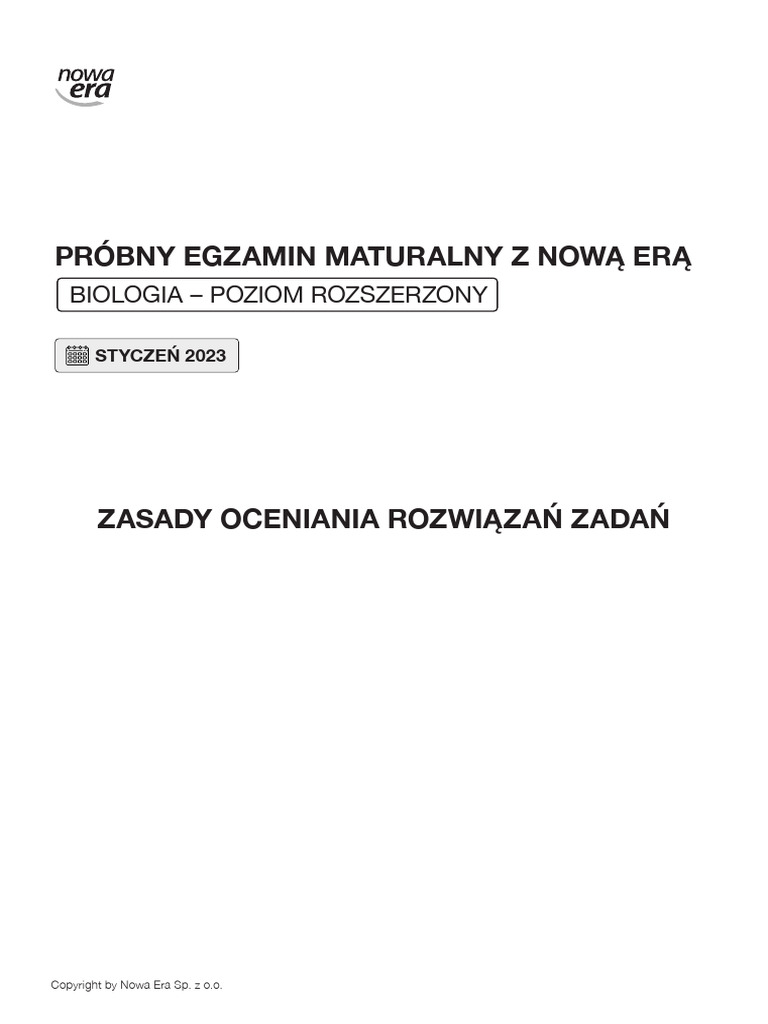 Nowa Era 2023 Ocenianie | PDF