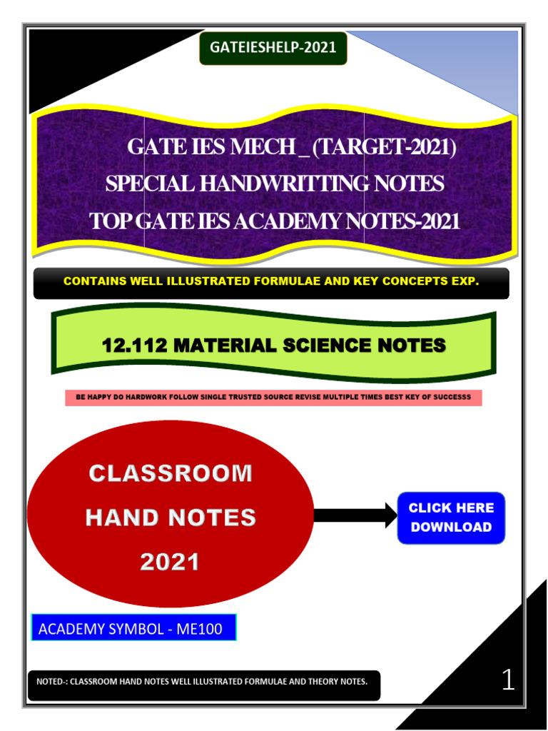 6.GATE IES ACE-Material Science-2021 | PDF