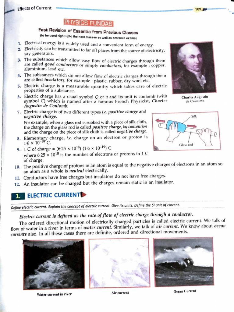 Electricity Class 10 | PDF