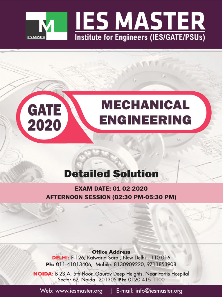 6.gate Mech 2020 P-2 (Iesmaster) | PDF | Phase (Matter) | Climate ...