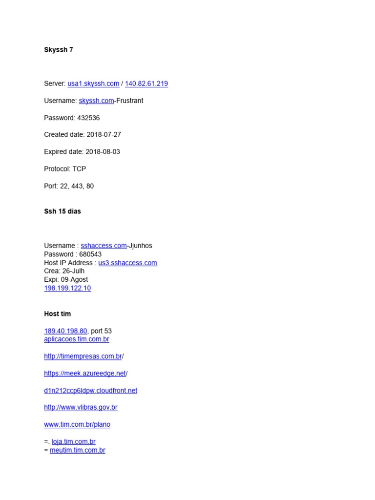 Skyssh 7 | PDF | Port (Computer Networking) | Transport Layer Security