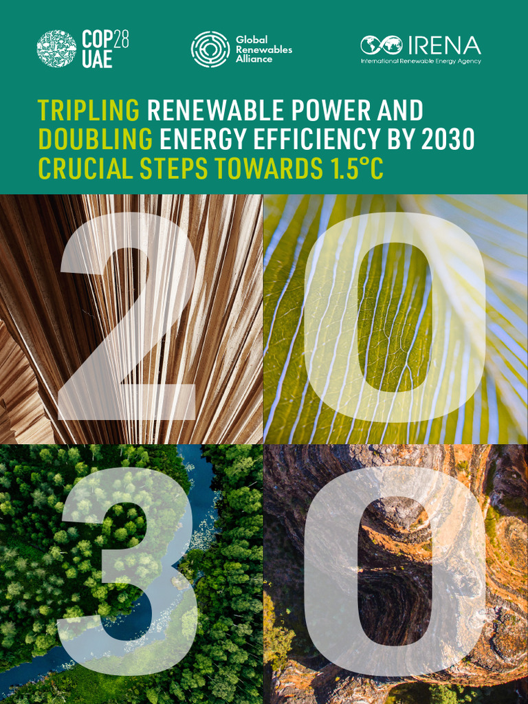 COP28 IRENA GRA Tripling Renewables Doubling Efficiency 2023 | PDF ...