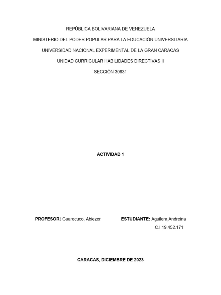 Wa0143 | PDF | Liderazgo | Toma de decisiones