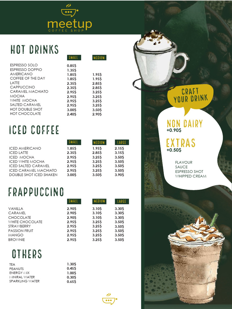 Meetup - Menu New_compressed | PDF | Cuisine | Foods