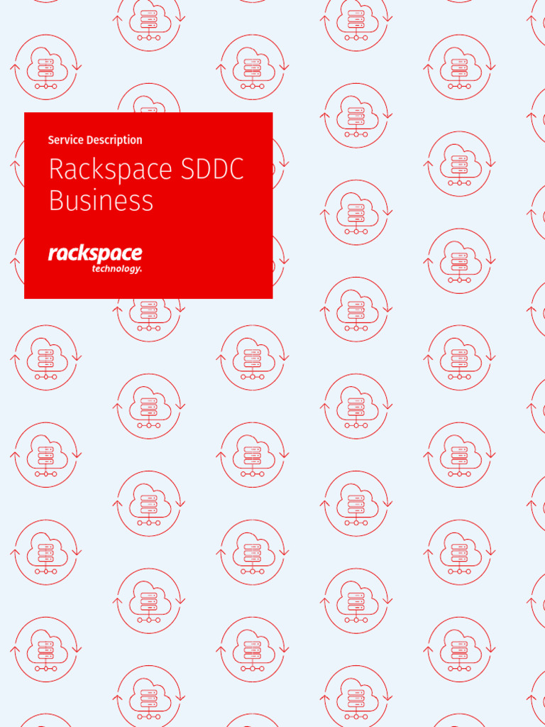 Rackspace Service Description SDDC Business | PDF | Cloud Computing ...