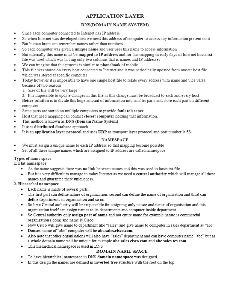Application Layer | PDF | Domain Name System | File Transfer Protocol
