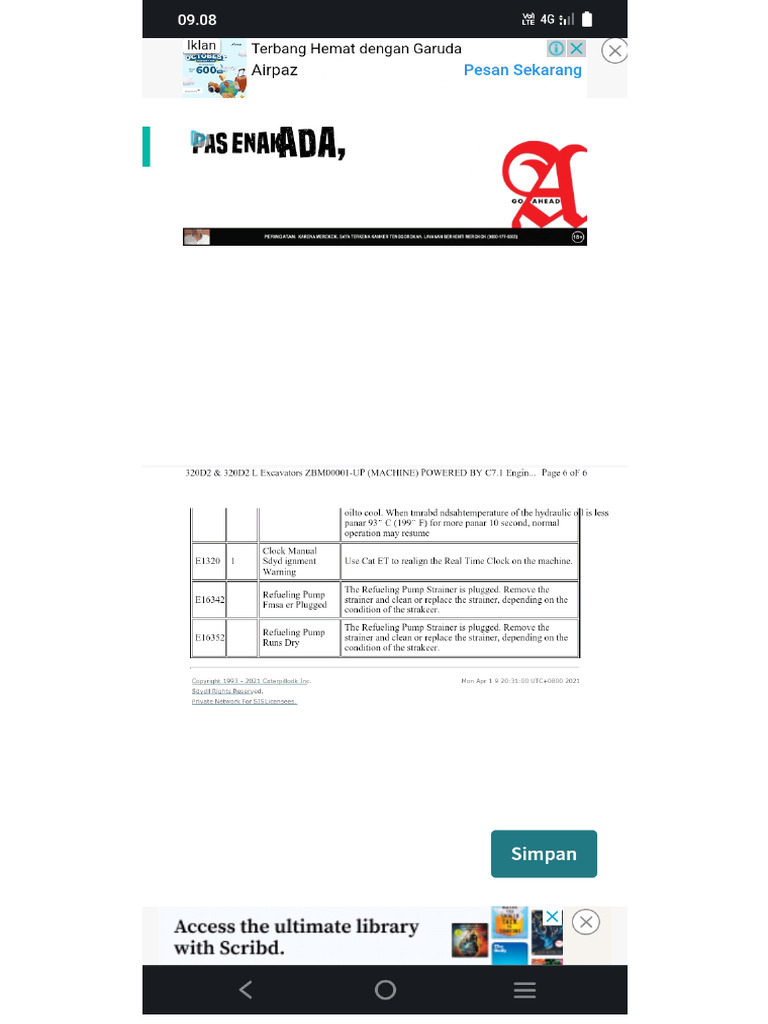 Kode Eror Cat ECM DIAGRAM | PDF