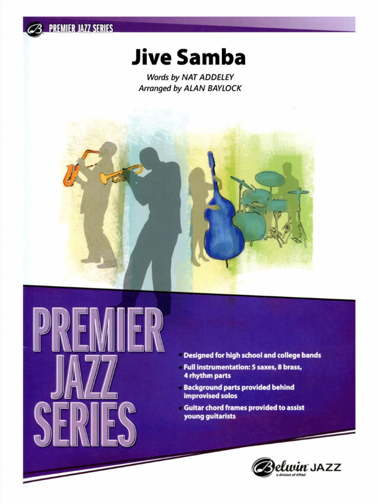 Jive Samba Adderley (Alan Baylock) Lev 4 Alfred | PDF | Music Theory | Musical Compositions