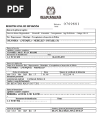 Formato Solicitud de Registro Civil | PDF | Política | Gobierno