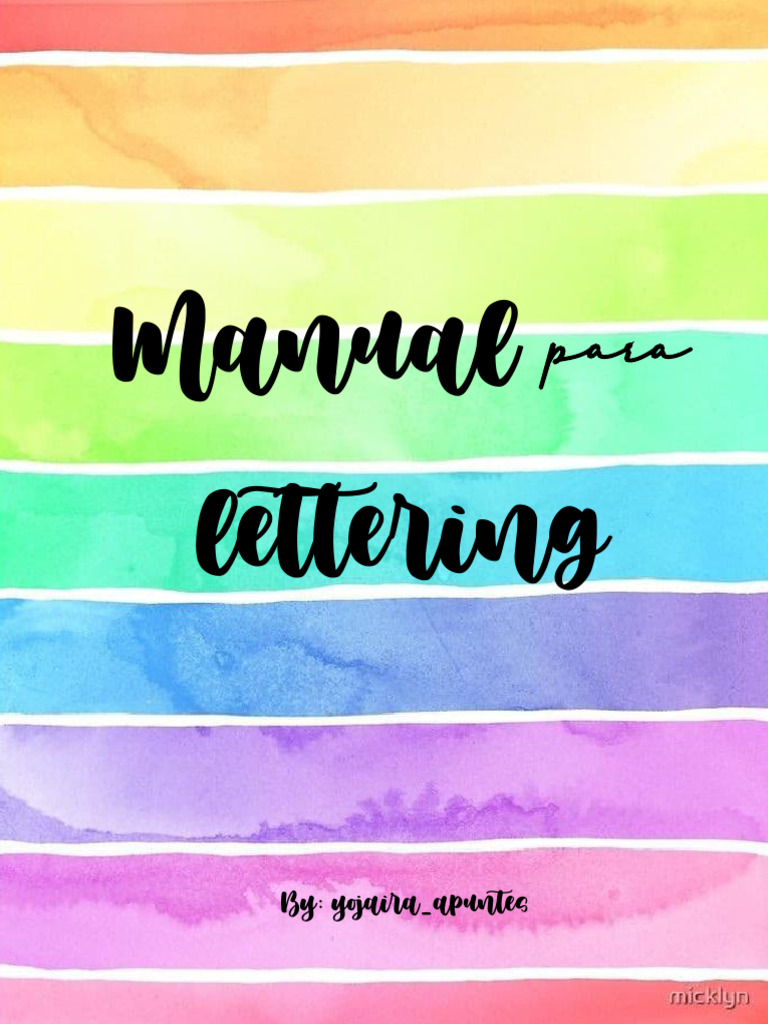 Manual para Lettering | PDF