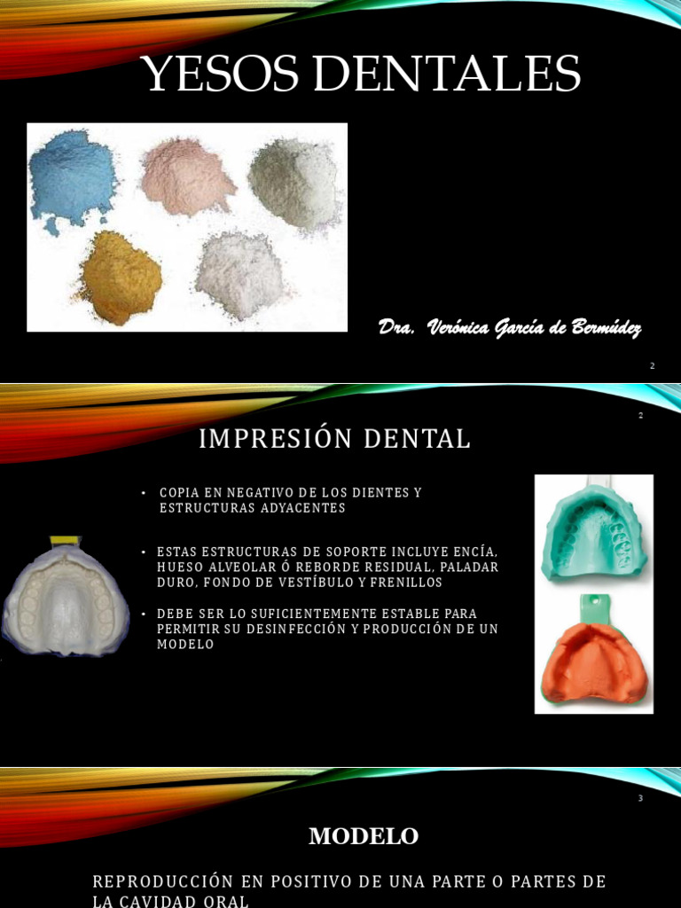 Tipos de Yesos Dentales y Usos | PDF | Yeso | Agua
