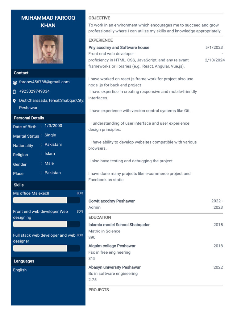 Intelligent CV Document | PDF | World Wide Web | Internet & Web