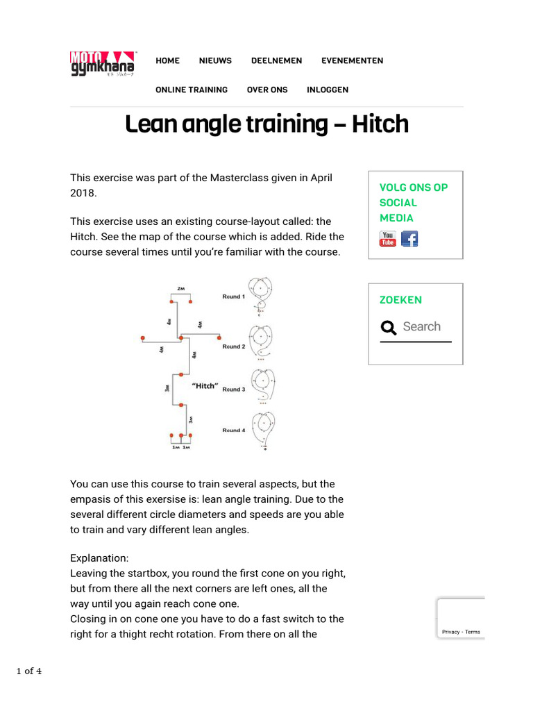 Lean Angle Training: The Hitch Course | PDF | Euclid | Classical Geometry