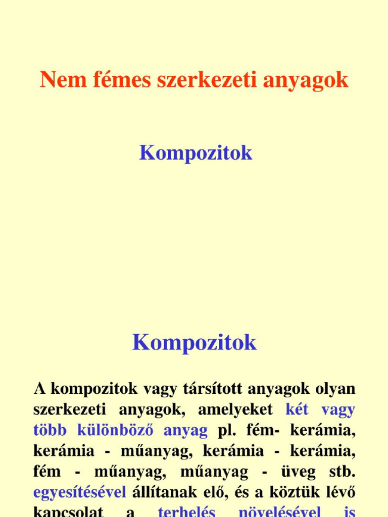 Kompozitok | PDF