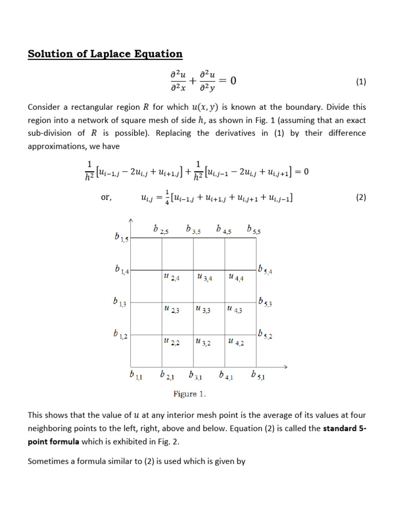 Laplace Equation Solution Methods | PDF | Teaching Methods & Materials