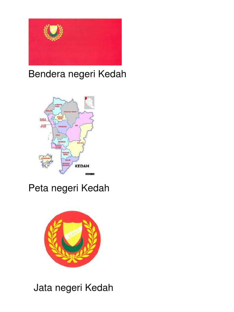 Bendera, Peta Dan Jata Negeri-Negeri Di Malaysia | PDF