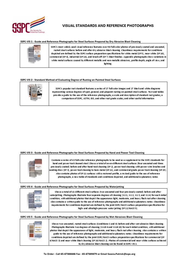 Steel Surface Cleaning Visual Guide | PDF | Science & Mathematics ...