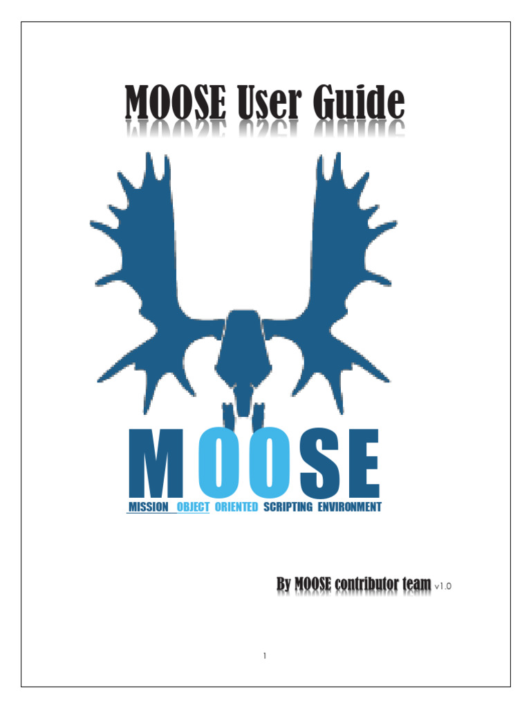Moose User Guide 1 Pdf Boolean Data Type Scripting Language 1601