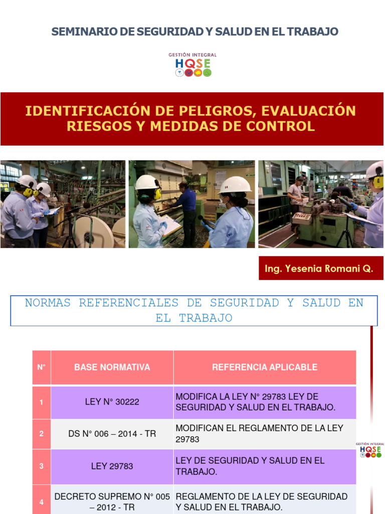 IPERC | PDF | Seguridad y salud ocupacional | Riesgo