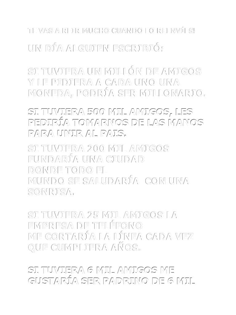 Tevasareirmuchocuandoloreenv Es1 | PDF