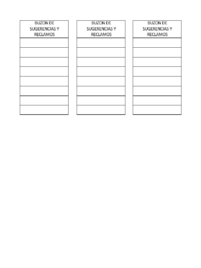 Buzon de Sugerencias y Reclamos | PDF