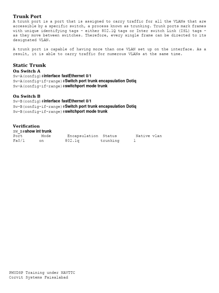 Lecture 34 Trunk - 2 | PDF | Networks | Computer Standards
