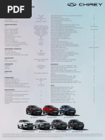 Especificaciones del Chery Tiggo 2 Pro | PDF | Sistema de freno antibloqueo | Airbag