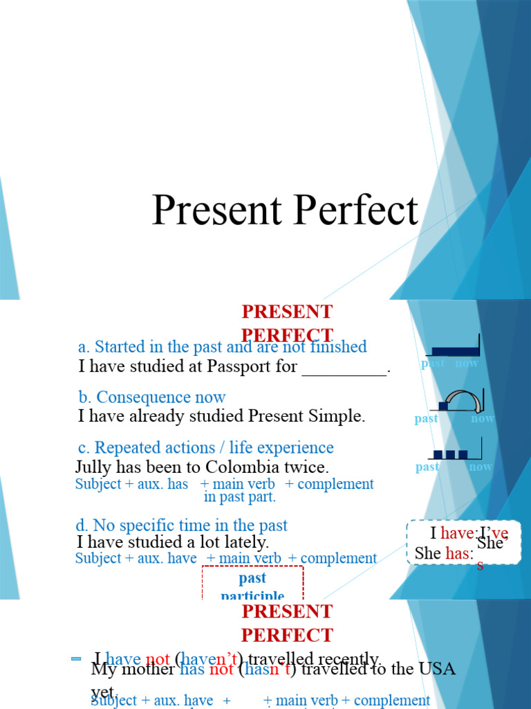 Present Perfect | PDF | Verb | Languages
